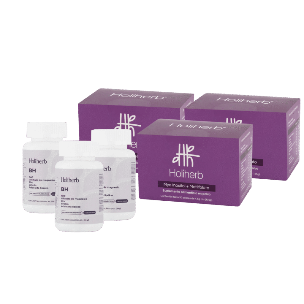 Kit Myo Inositol con Metilfolato en Sobres + Cápsulas BH (3 meses ...